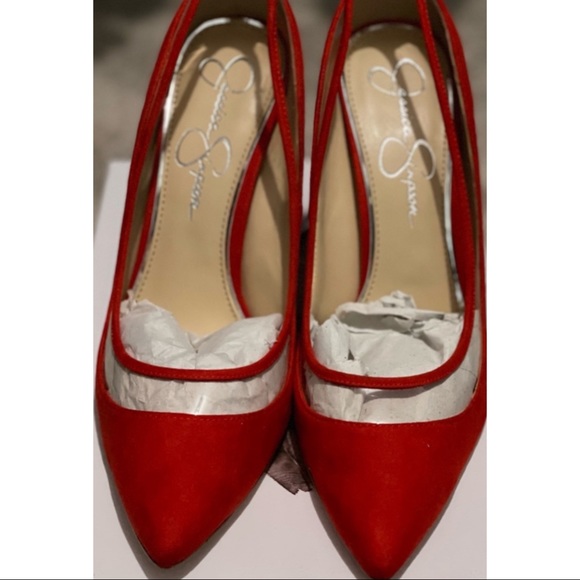 Jessica Simpson | Shoes | Jessica Simpson Red Muse Purvista Pumps Nwtb ...